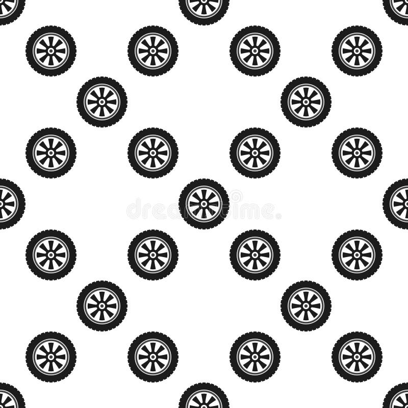 High-performance Tire Vector Seamless Pattern - Racing Wheel and Rim ...