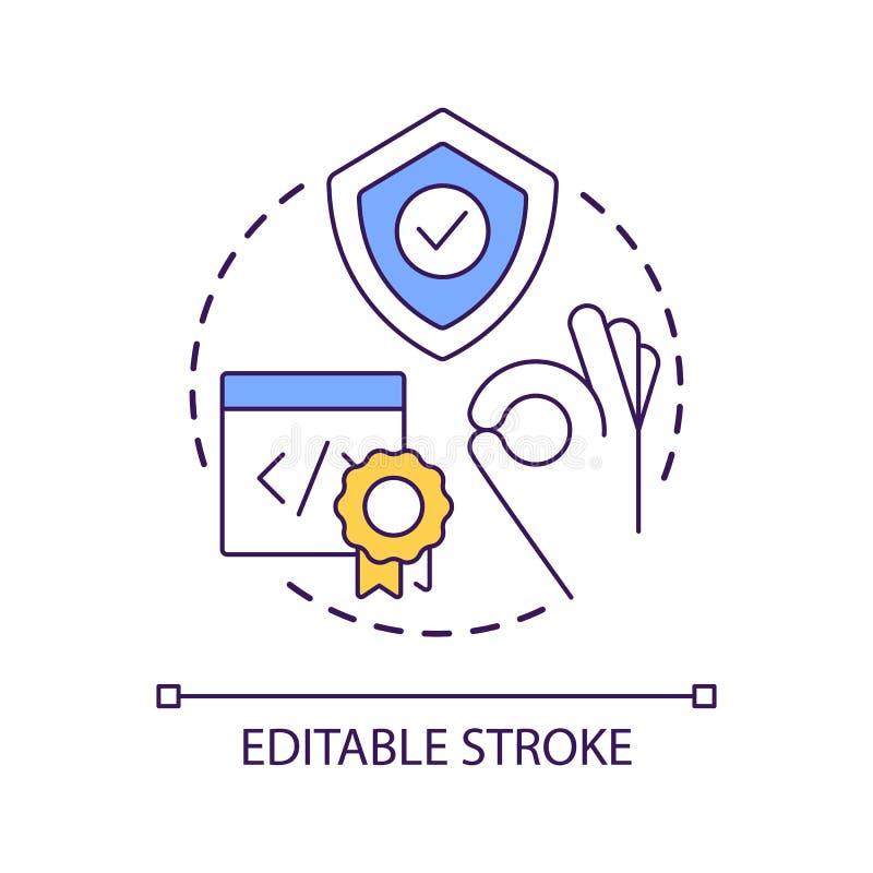 High Performing Website Concept Icon Stock Vector - Illustration of ...