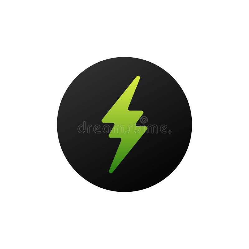 High Power Flash Bolt and Thunder Stock Vector - Illustration of power ...