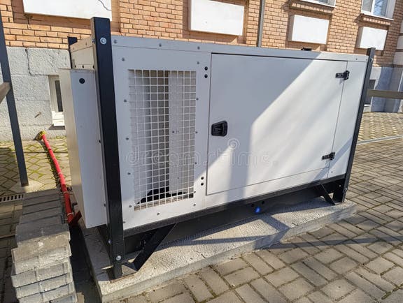 High power generator stock photo. Image of gasoline - 373614052