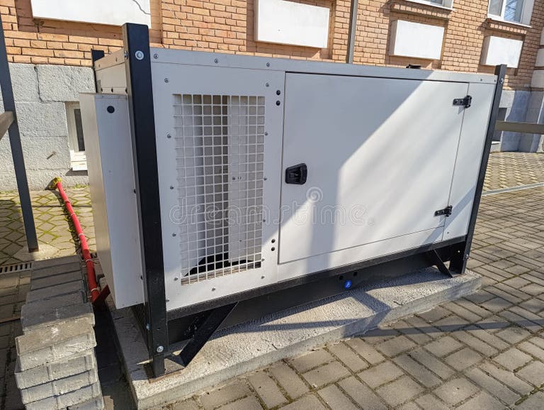 High power generator stock photo. Image of gasoline - 373614052