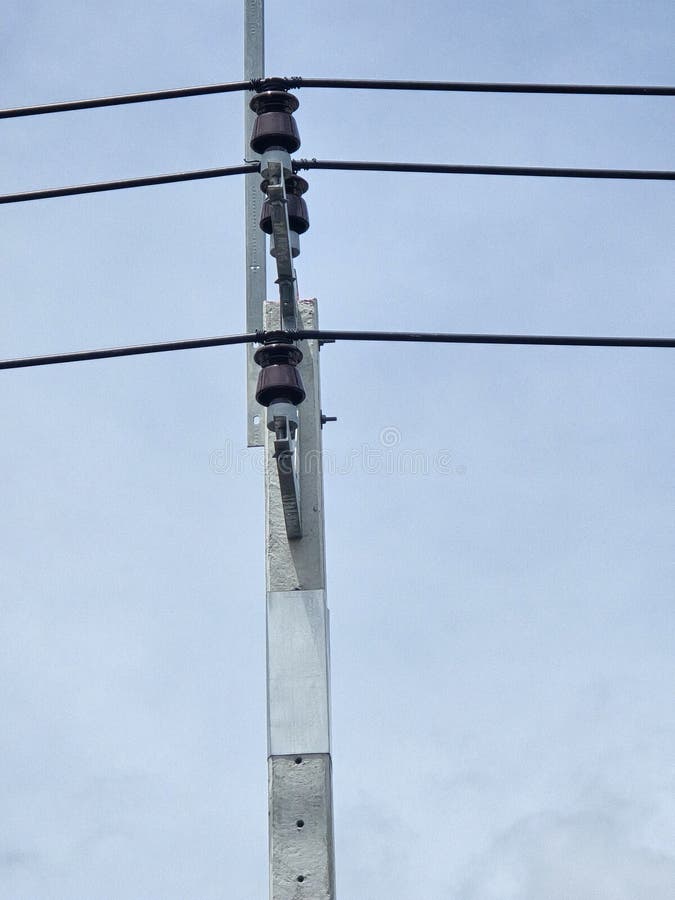 High power lines and wires stock image. Image of technology - 332714543