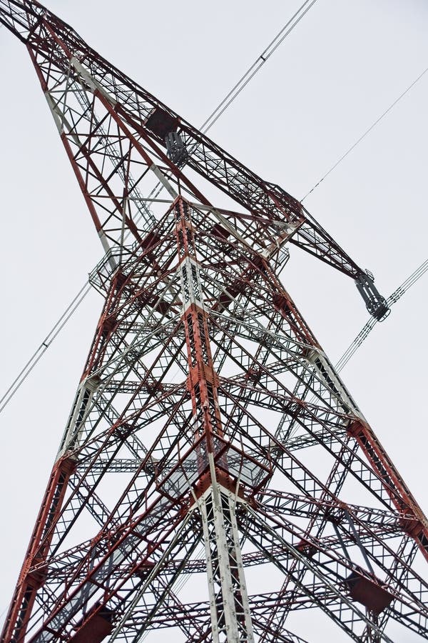 High Power Pylon stock image. Image of grid, structure - 131792997
