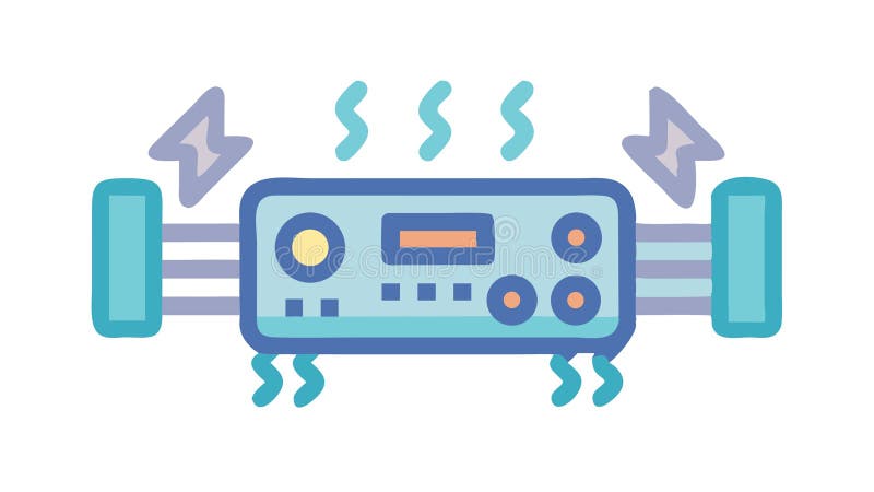 High-Power Server Rack. Data Center Energy and Digital Infrastructure. Vector Design Generative ...