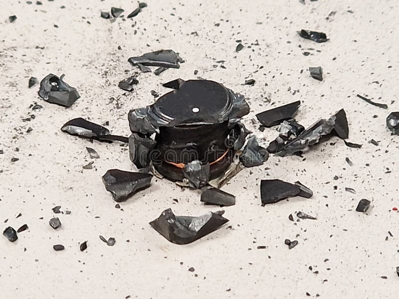 Shielded High Power Inductor Exploded Stock Photo - Image of protection ...