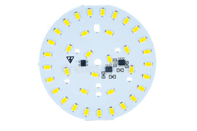 High Power SMD White Lighting LED Assembly Stock Image - Image of ...