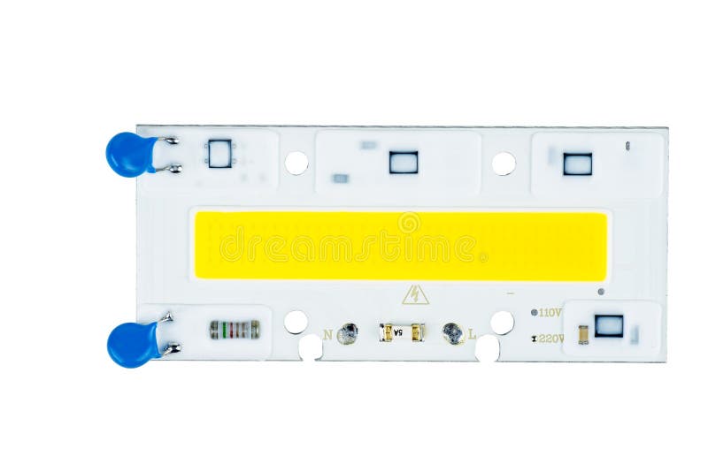 High Power Linear SMD White Lighting LED Assembly Stock Image - Image ...