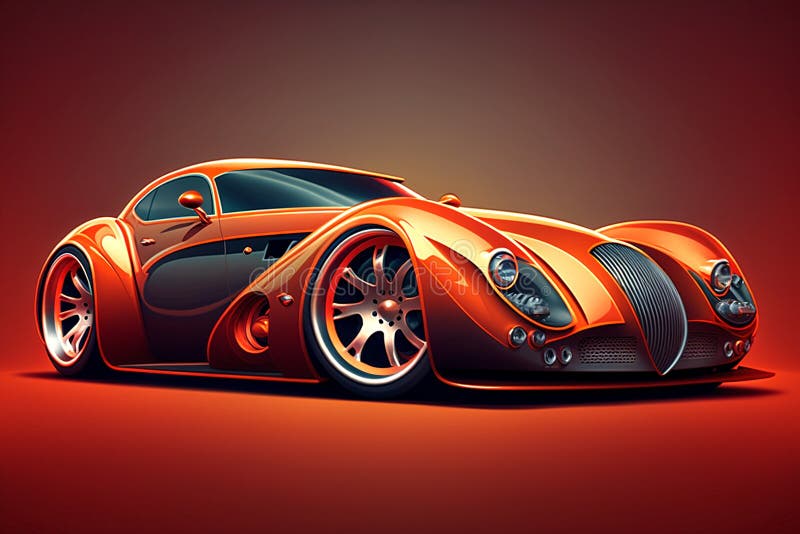 High Power Sports Car ,AI Generated Stock Illustration - Illustration ...