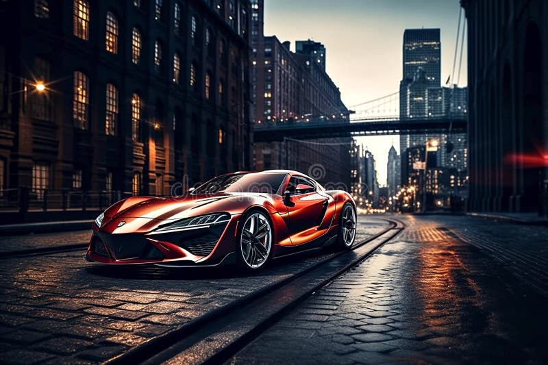 High Power Sports Car ,AI Generated Stock Illustration - Illustration ...