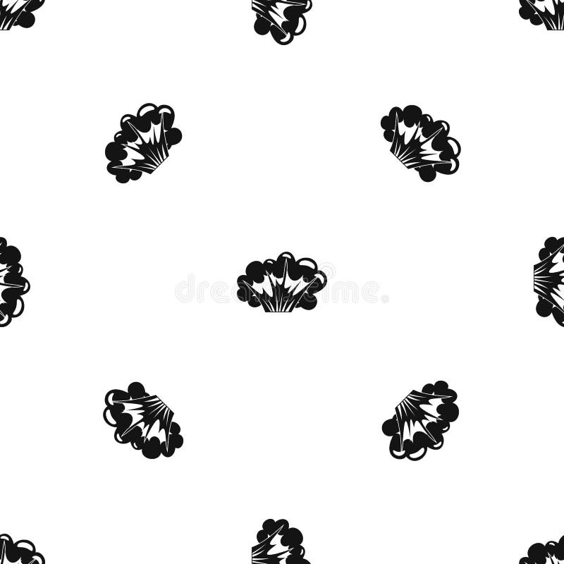 High Powered Explosion Pattern Seamless Black Stock Vector ...