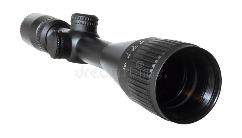 High powered rifle scope stock photo. Image of sight - 311815956