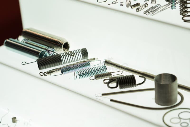 Automotive and Industrial Spring Making Machine Stock Photo - Image of ...