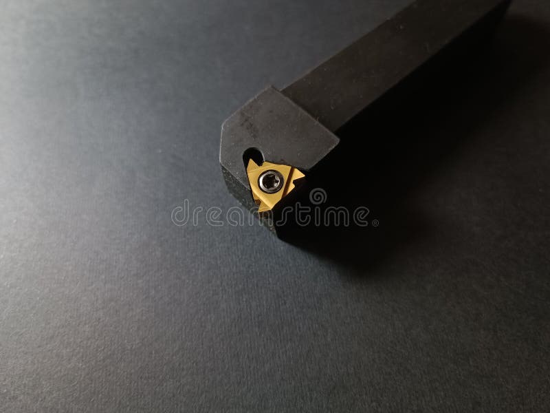 High Precision Cnc Tools - Insert Stock Image - Image of hard ...