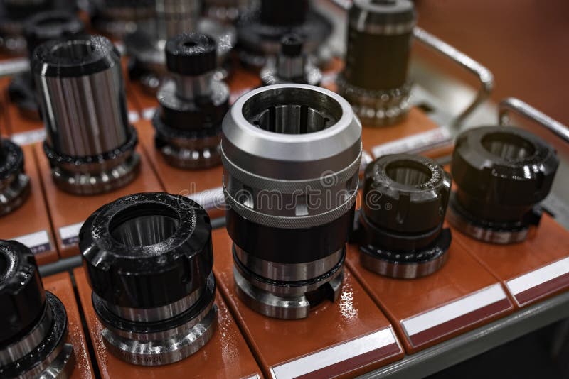 High Precision Collet Tool Holder. Material Steel Stock Image - Image ...