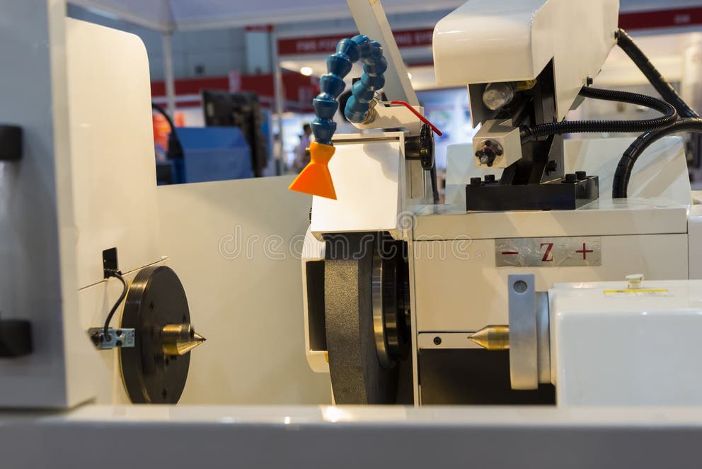 High Precision Grinding CNC Machine Stock Photo - Image of fabrication ...