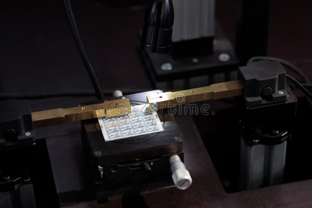 High Precision Laser Resistor Trimming System Stock Image - Image of ...