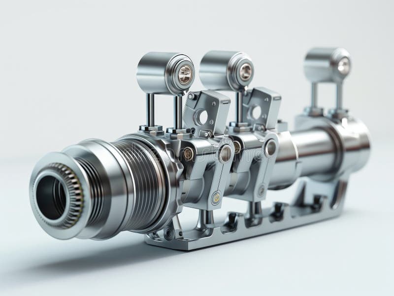 High Precision Machine Part Stock Image - Image of technology, industry ...