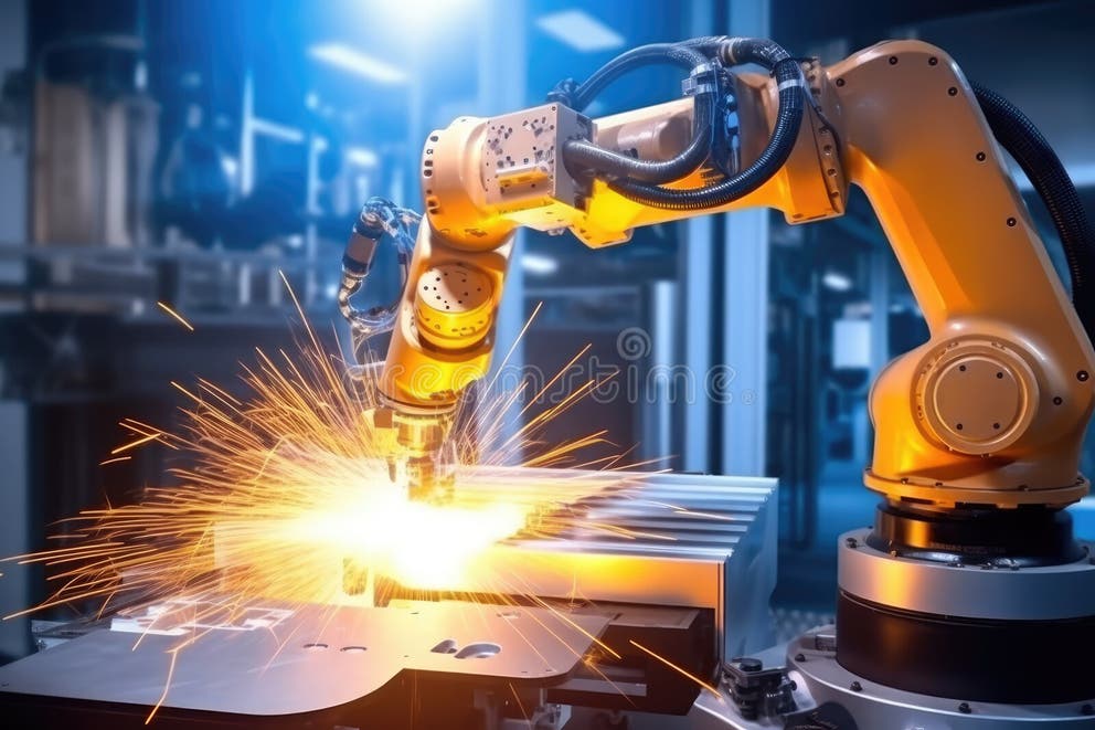 High-precision Technological Equipment Used for Innovative Material Processing Stock Image ...