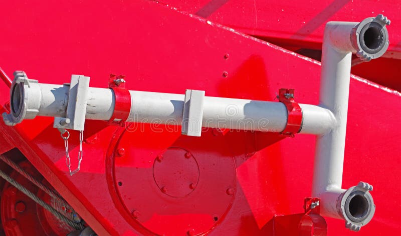 High Pressure Fire Hydrant with Quick Connecting Stock Image - Image of ...