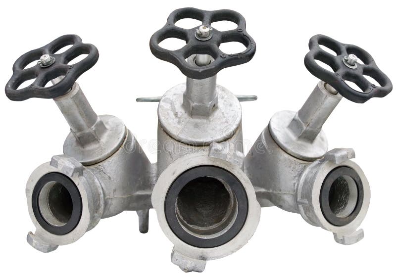 High Pressure Fire Hydrant with Quick Connecting Locks Stock Image ...