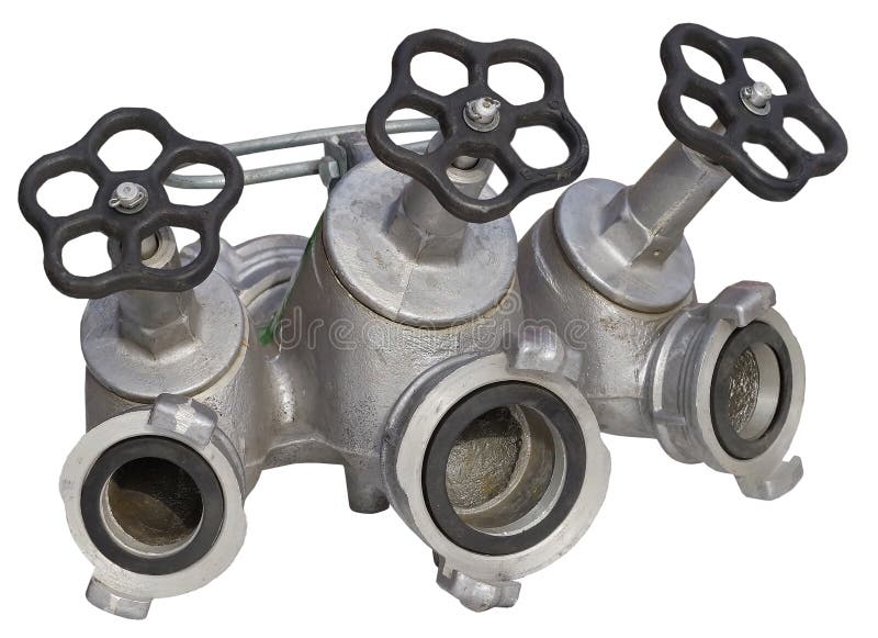 High Pressure Fire Hydrant with Quick Connecting Locks Stock Photo ...