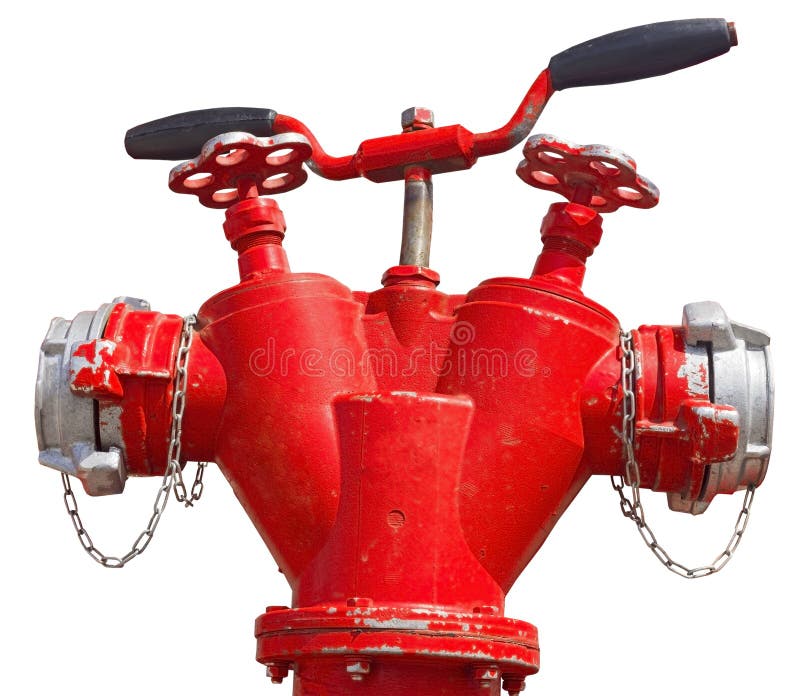 High Pressure Fire Hydrant with Quick Connecting Locks Stock Photo ...