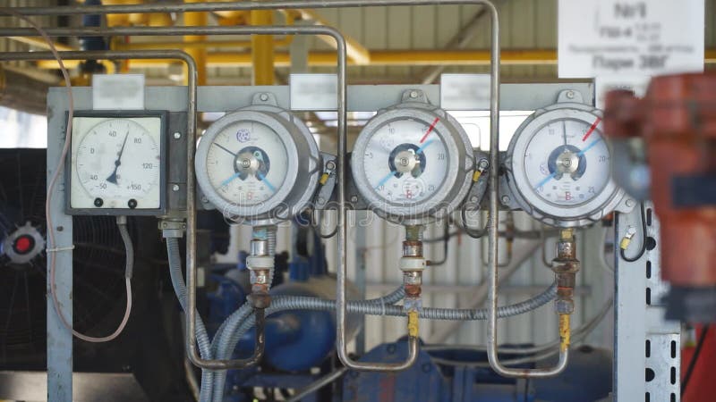 Compressor Station for Pumping Gas Stock Footage - Video of advanced ...