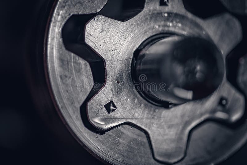 High Pressure Hydraulic Oil Pump of Modern Vehicle Engine Stock Image ...