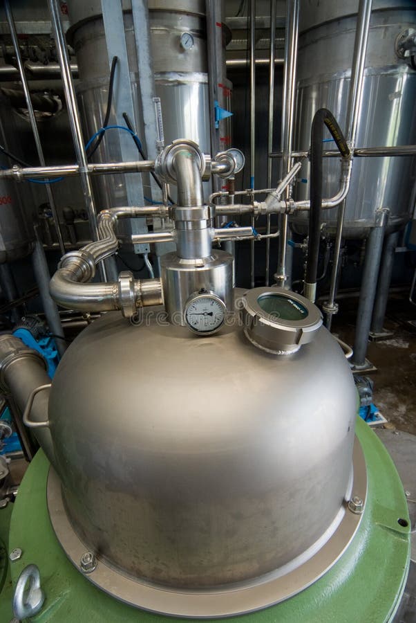 High pressure tank stock photo. Image of manometer, factory - 8962258