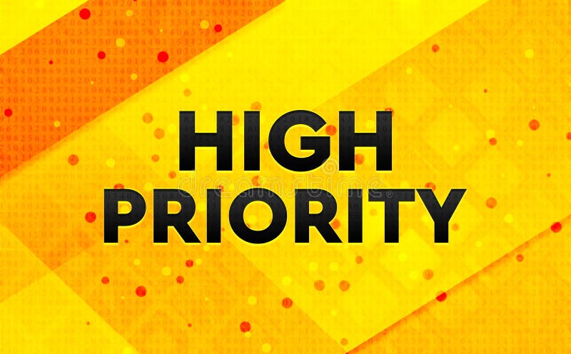 High priority stock vector. Illustration of high, priority - 107181258
