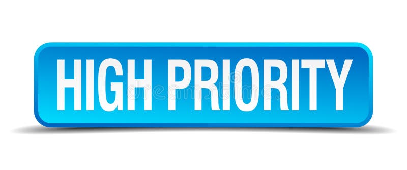 High priority button stock vector. Illustration of icon - 121047487