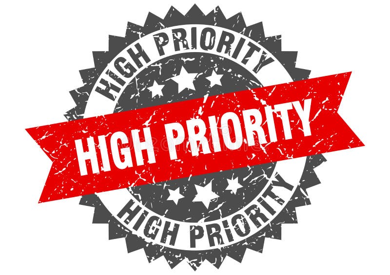 Priority stamp stock illustration. Illustration of high - 17273033