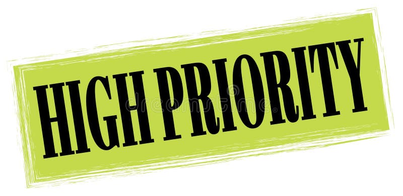 Priority Written Stock Illustrations – 473 Priority Written Stock ...