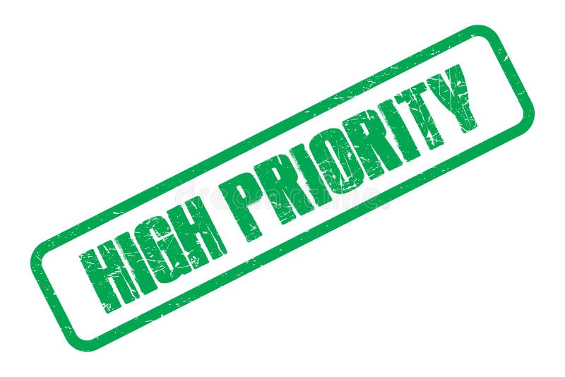 High priority stamp stock vector. Illustration of grungy - 82605653