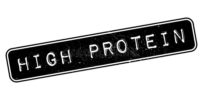 High protein sign or stamp stock vector. Illustration of diet - 149652769