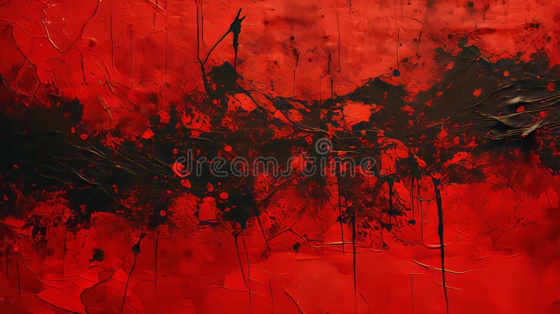 High Quality Abstract Grunge Texture with Black and Red Elements for ...
