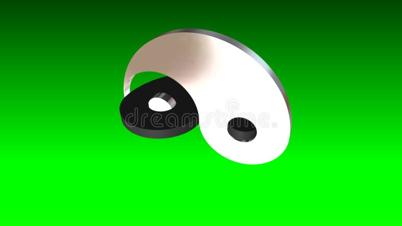 High Quality Animation of Yin Yang Symbol. Loopable. Stock Footage ...
