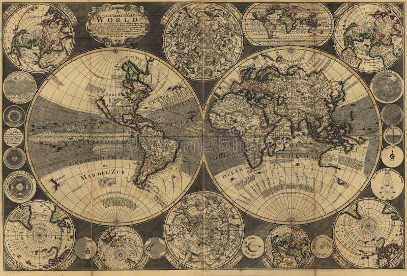 High-Quality Antique Map stock illustration. Illustration of asia ...