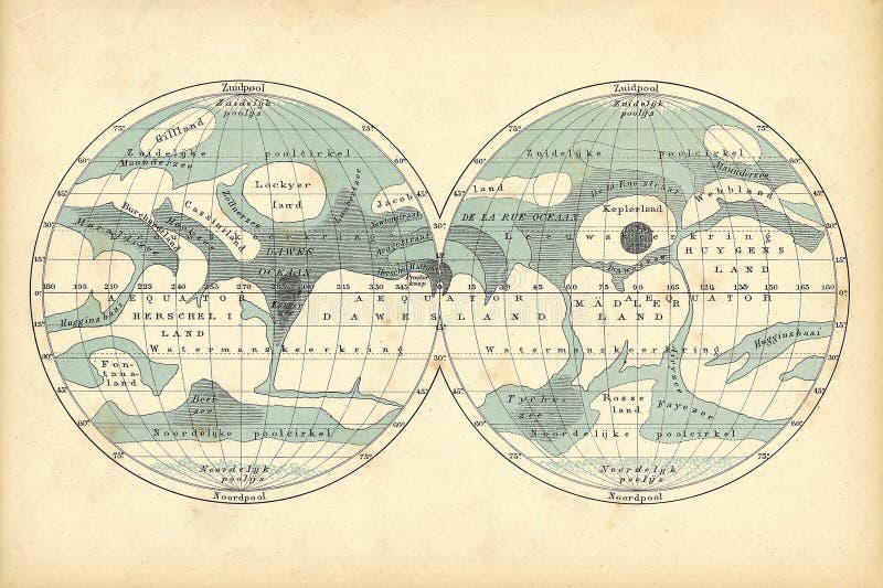 High Quality Antique World Map Stock Image - Image of australia ...