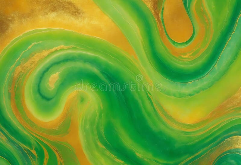 A High Quality Artistic Rendition of an Abstract, Green Jade Background ...