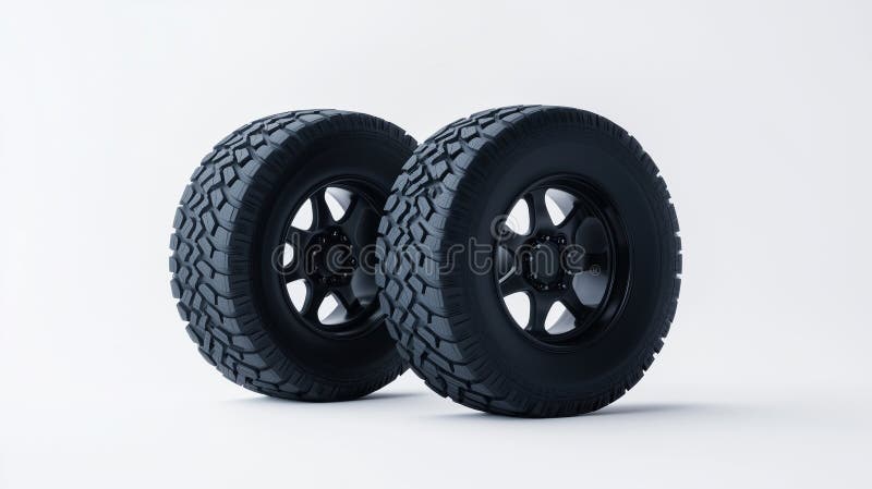 High Quality Black Off Road Tires with Rugged Tread Patterns, Designed ...