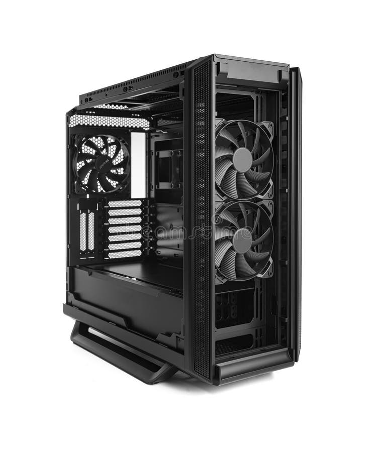 A High-quality Black PC Tower Case with Pre-installed Fans and Spacious ...