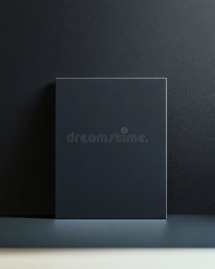 High-quality Blank Grey Card Template with Smooth Matte Texture on ...