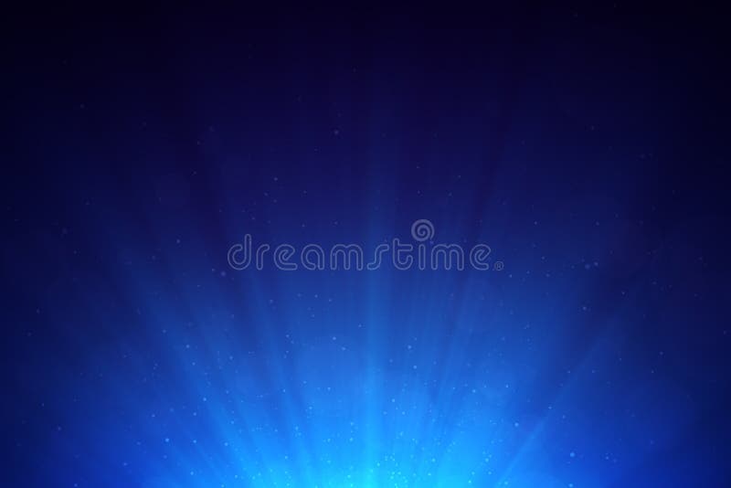 Blue Light Ray Background Image Stock Illustration - Illustration of ...