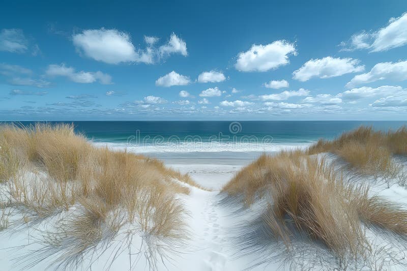 High-quality Capturing of Dunes at the Danish Beach Stock Photo - Image ...