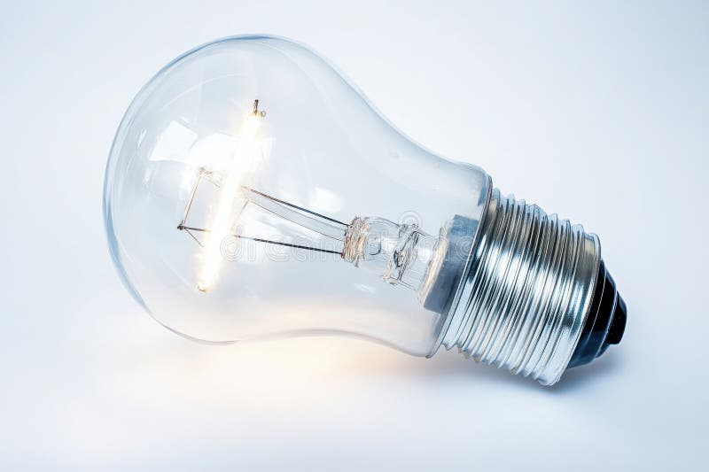 High Quality Car Headlight Bulb Isolated on Clean White Background with ...