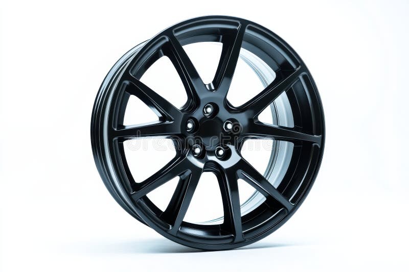 High Quality Car Wheel Rim with Sharp Details Showcased on a Clean ...