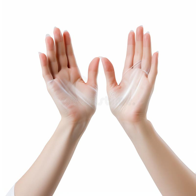 High-quality Clapping Design on a White Background Created Stock ...