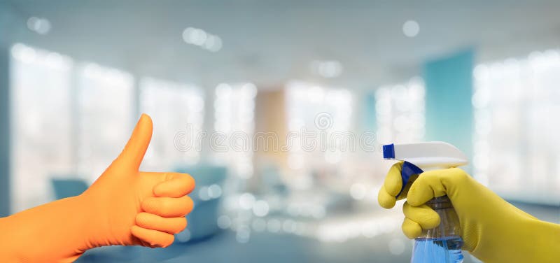 High-quality Cleaning in the Office Premises Stock Image - Image of ...