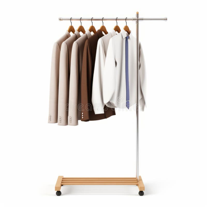 High-quality Clothes Valet on White Background - Isolated Image in High ...